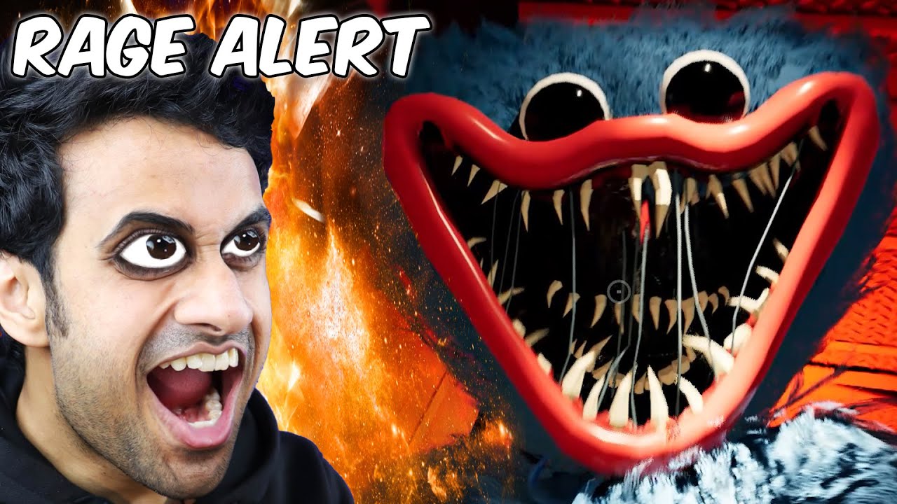 Extreme Rage in Poppy Playtime 🔥 (Amazing Horror Game) - YouTube