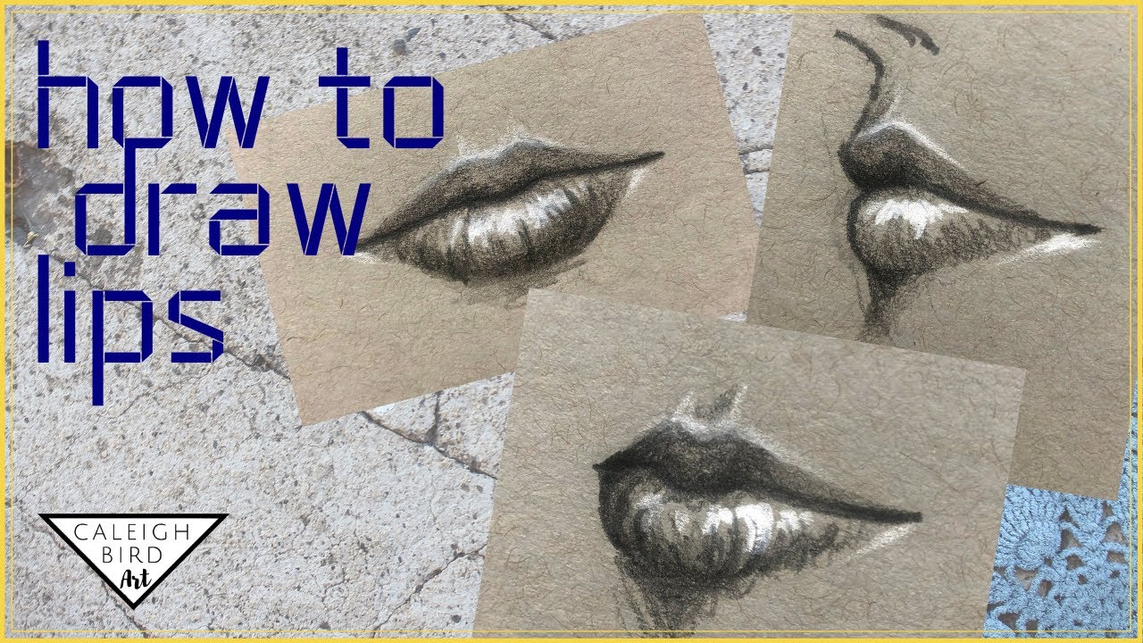 How to Draw Lips - YouTube
