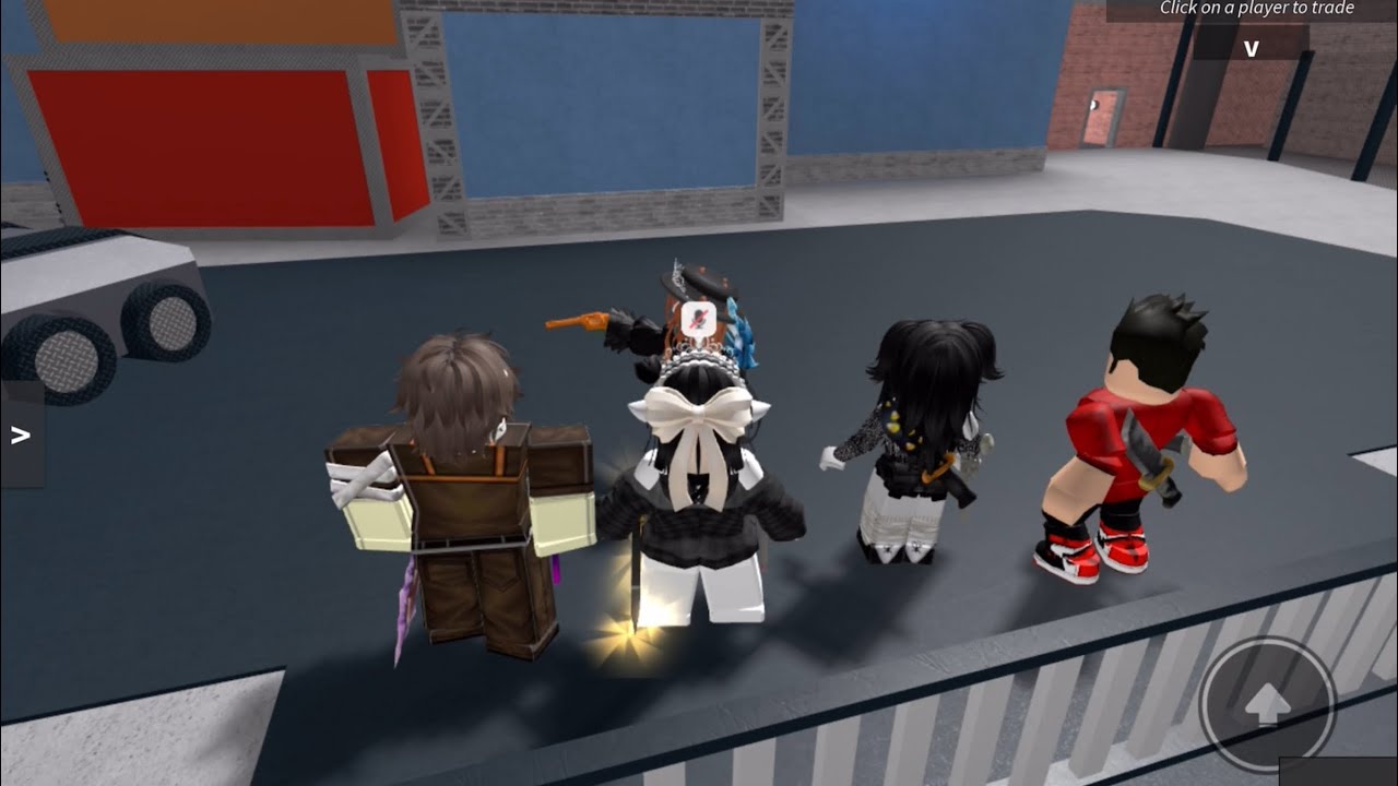 playing the line up game in mm2 w the group! [] Read Description pls ...