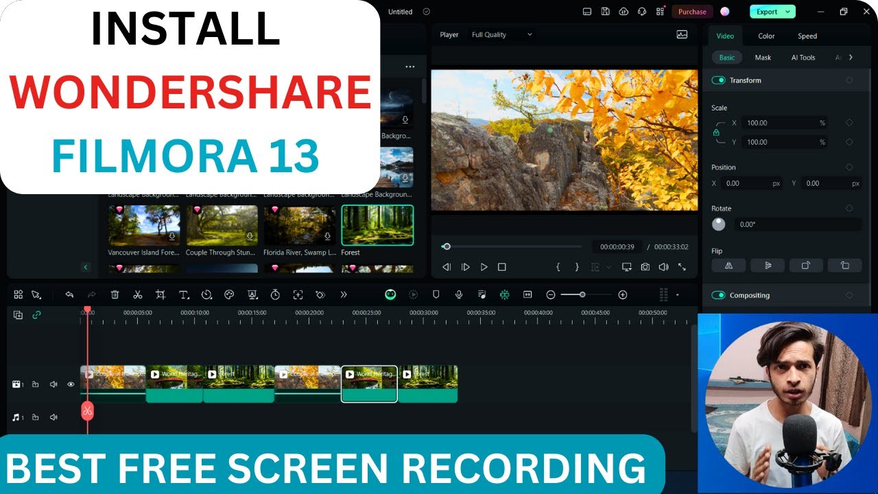 Install WonderShare Filmora 13 in PC ⚡ | Filmora 13 Apne Laptop me ...