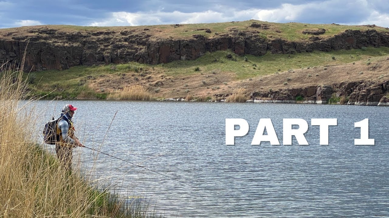 SEEP LAKES - Fly Fishing LARGE Trout and Foraging MORELS Pt 1 - YouTube