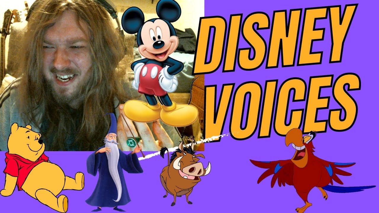 Disney voice impressions! - YouTube