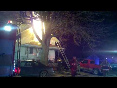 Newark Ohio Fire Department Wellington Avenue fire 2-25-12 Fire Command ...