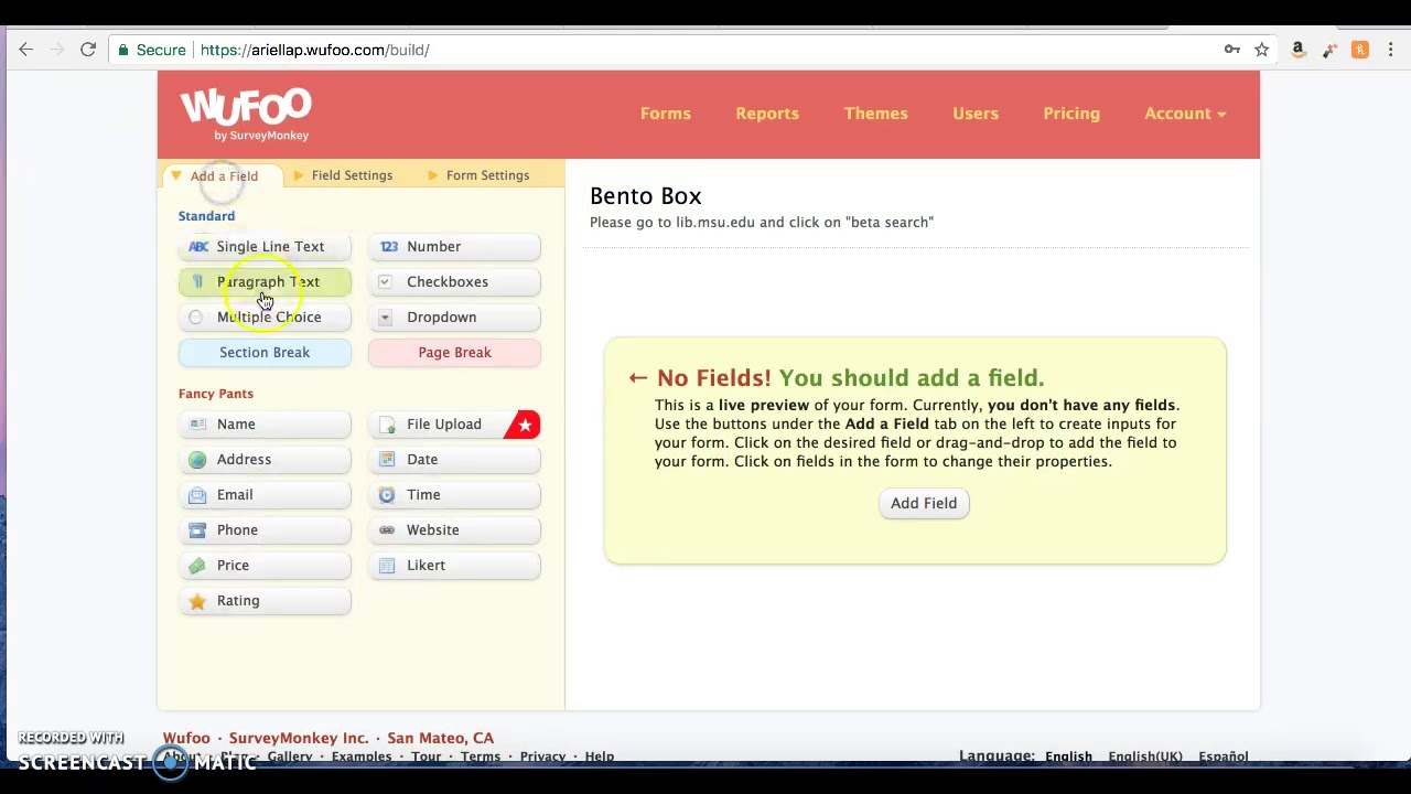 Wufoo Overview - YouTube