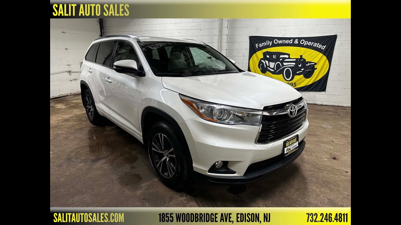 Low Mileage 2016 Toyota Highlander XLE AWD - YouTube