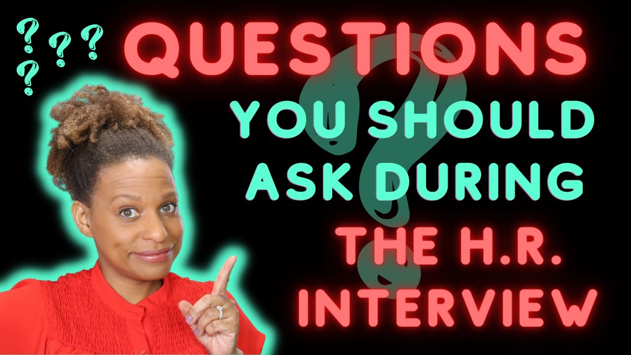 Questions You Should Ask During The HR Interview - YouTube