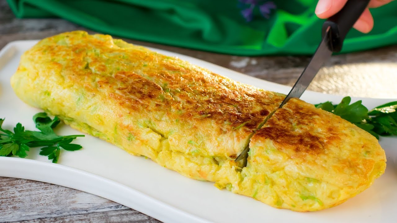 Omelette aux courgettes - parfaite pour un petit déjeuner savoureux et ...