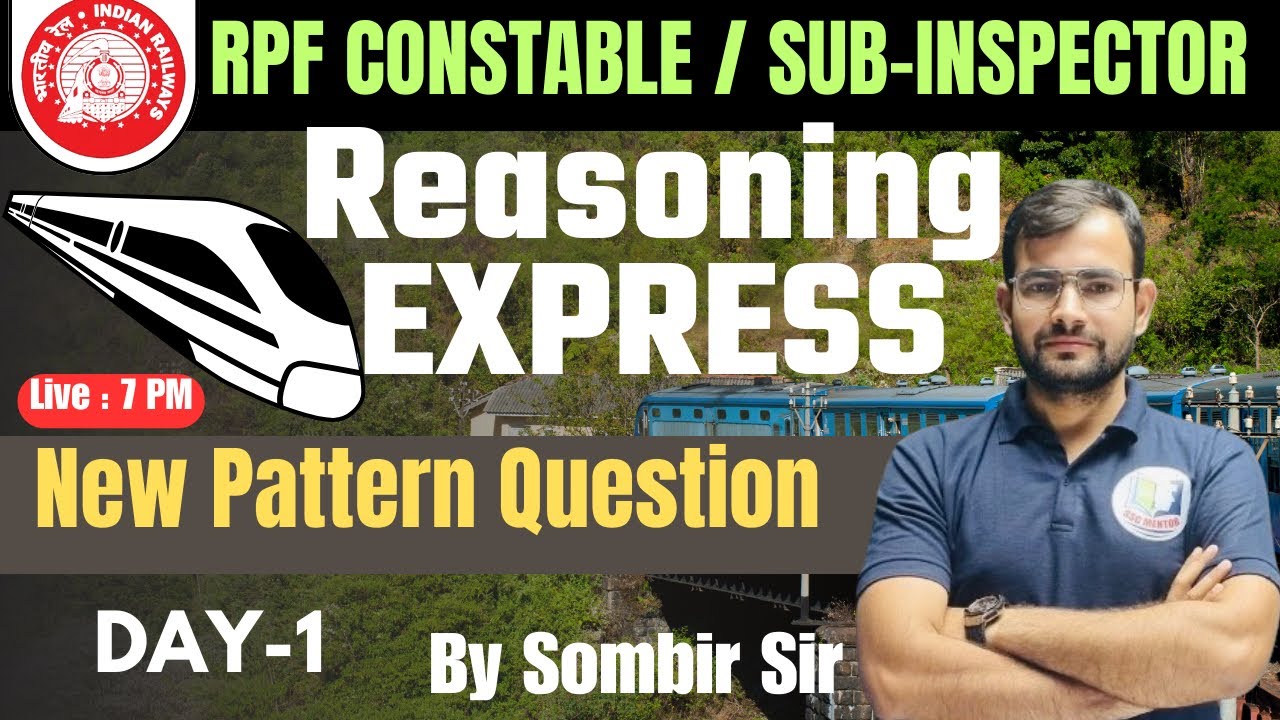 RAILWAY CONSTABLE | Railways sub-inspector | Railway Reasoning Top PYQ ...