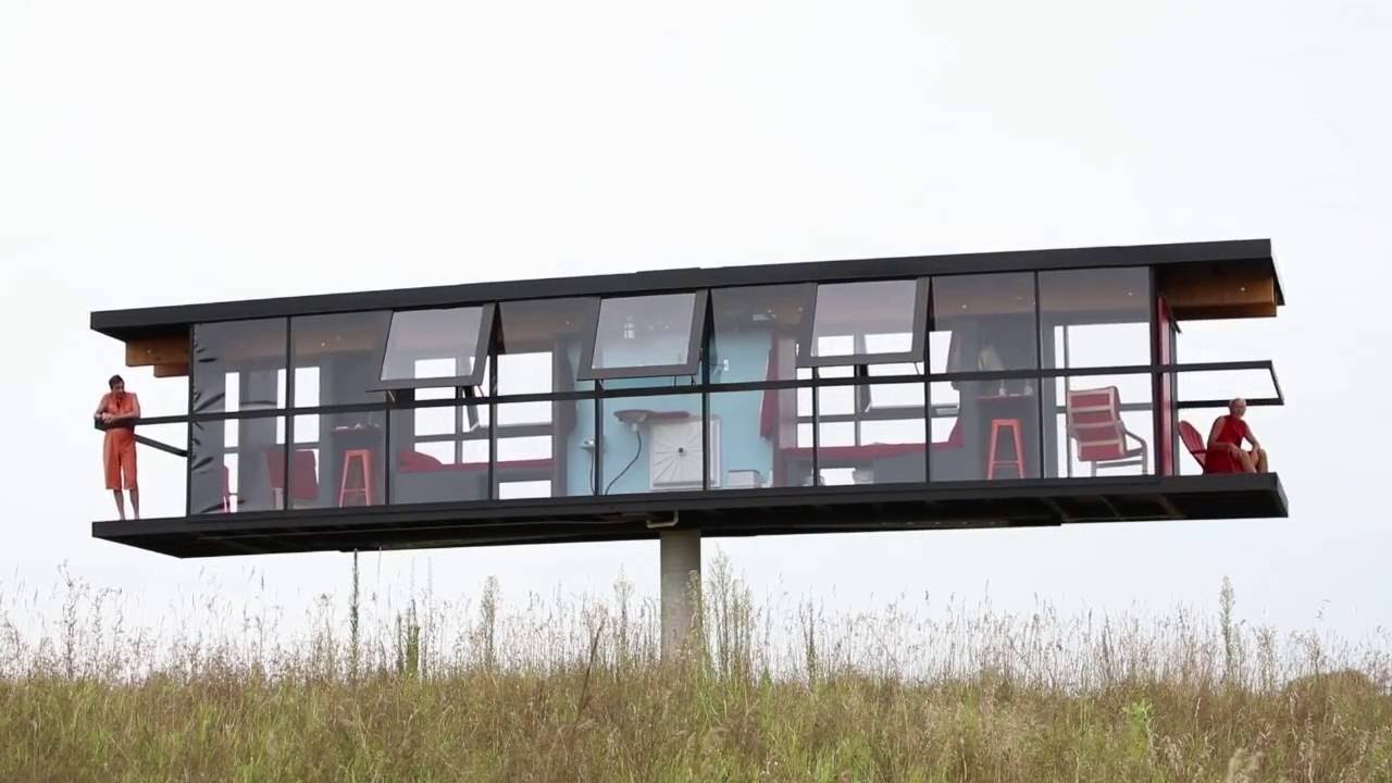 This Crazy Tiny House Spins and Teeter-totters in the Wind