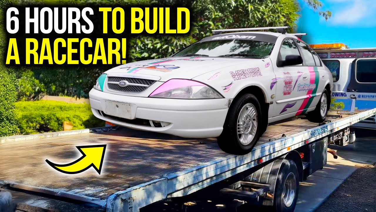 $900 IMPOUNDED AU Falcon WORST Race Car Build! - YouTube