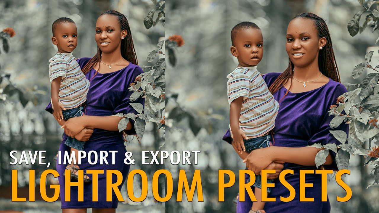 How to Create, Export & Import Lightroom Presets - YouTube