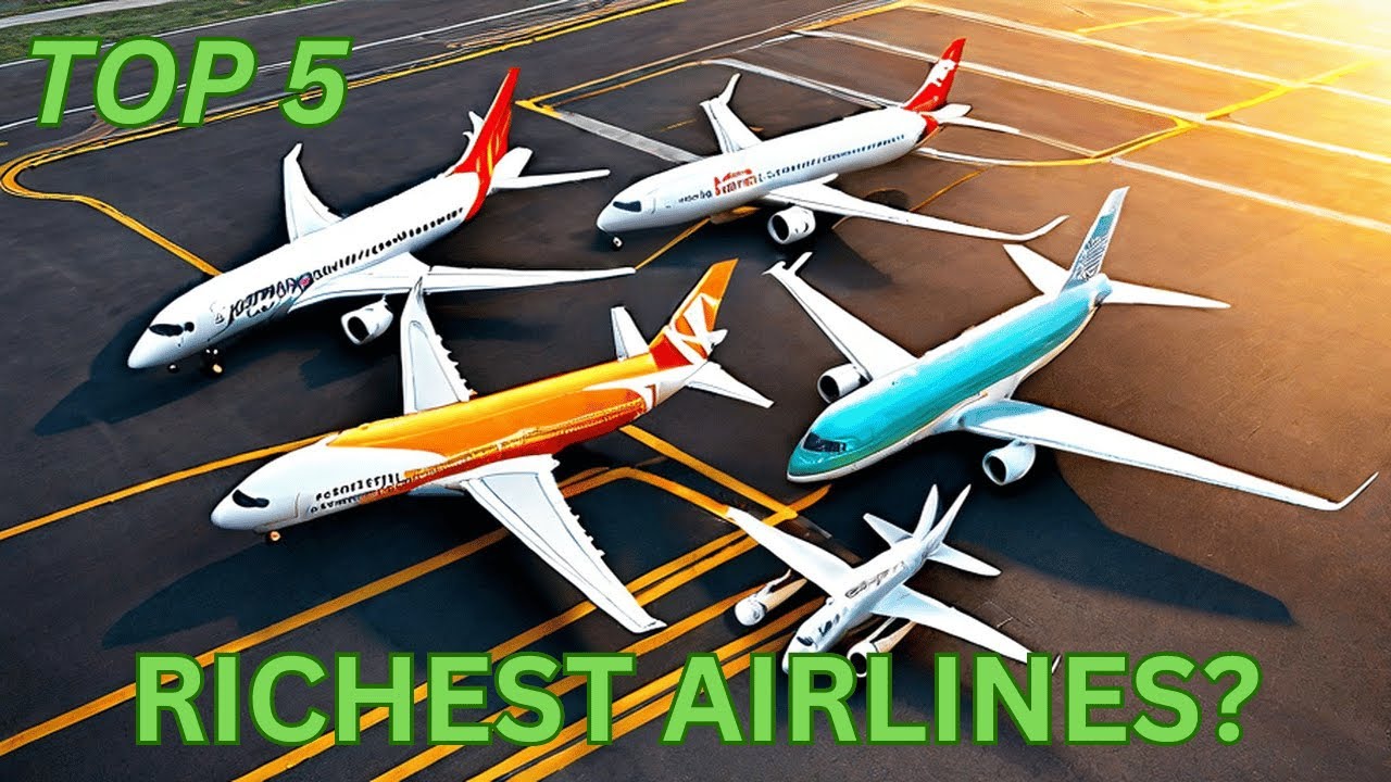Top 5 Richest Airlines in the World (2024) #airlines #top5 # ...