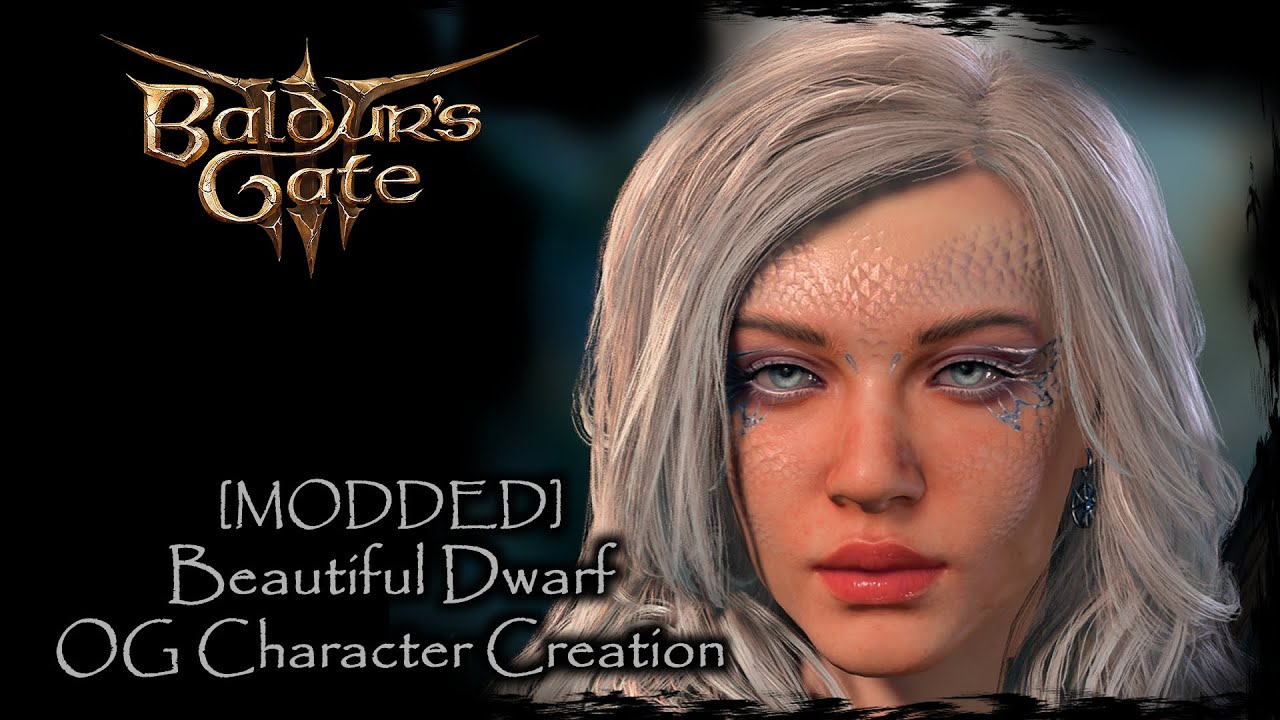 BALDUR'S GATE 3 || Beautiful Draconic Dwarf [Original Character #41 ...