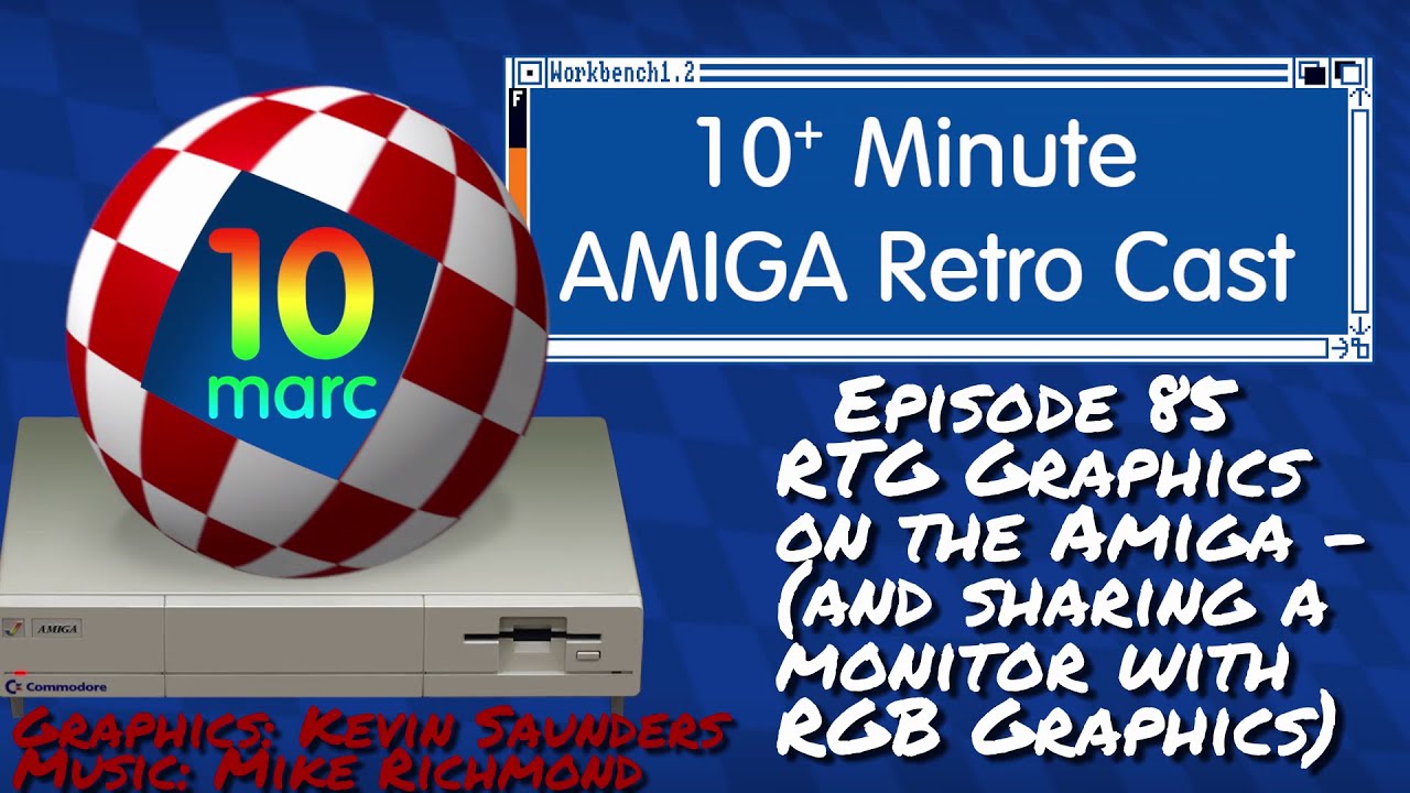 RTG Graphics on the Amiga (And sharing a monitor with RGB Graphics) - YouTube