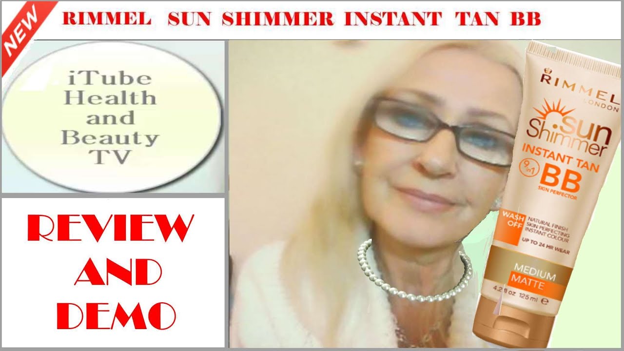 RIMMEL Sun Shimmer Instant Tan BB Skin Perfector 2015 - Demo & First ...