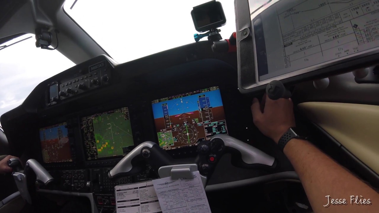 Localizer Instrument Approach David Wayne Hooks Houston DWH Phenom 300 ...