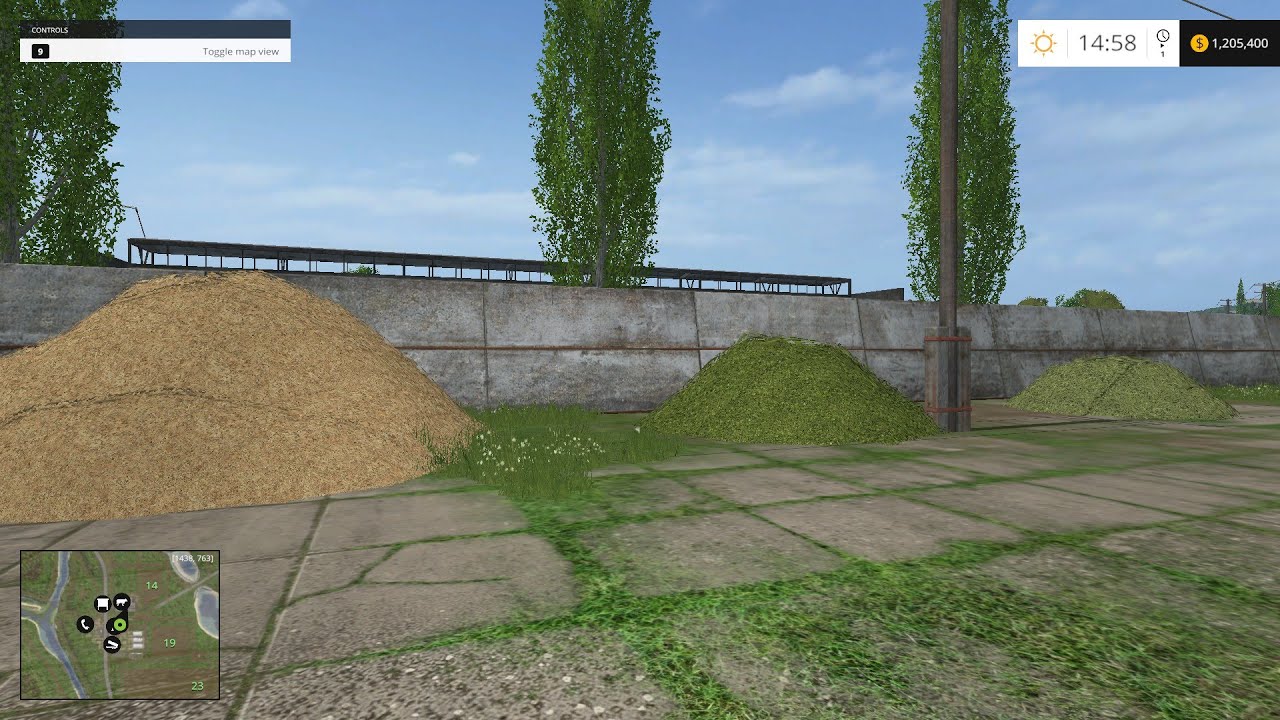 Farm Sim Saturday January 30 2016 placeable piles - YouTube