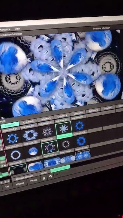 Using Resolume to create an video clips for VJing #videoloop #resolume - YouTube