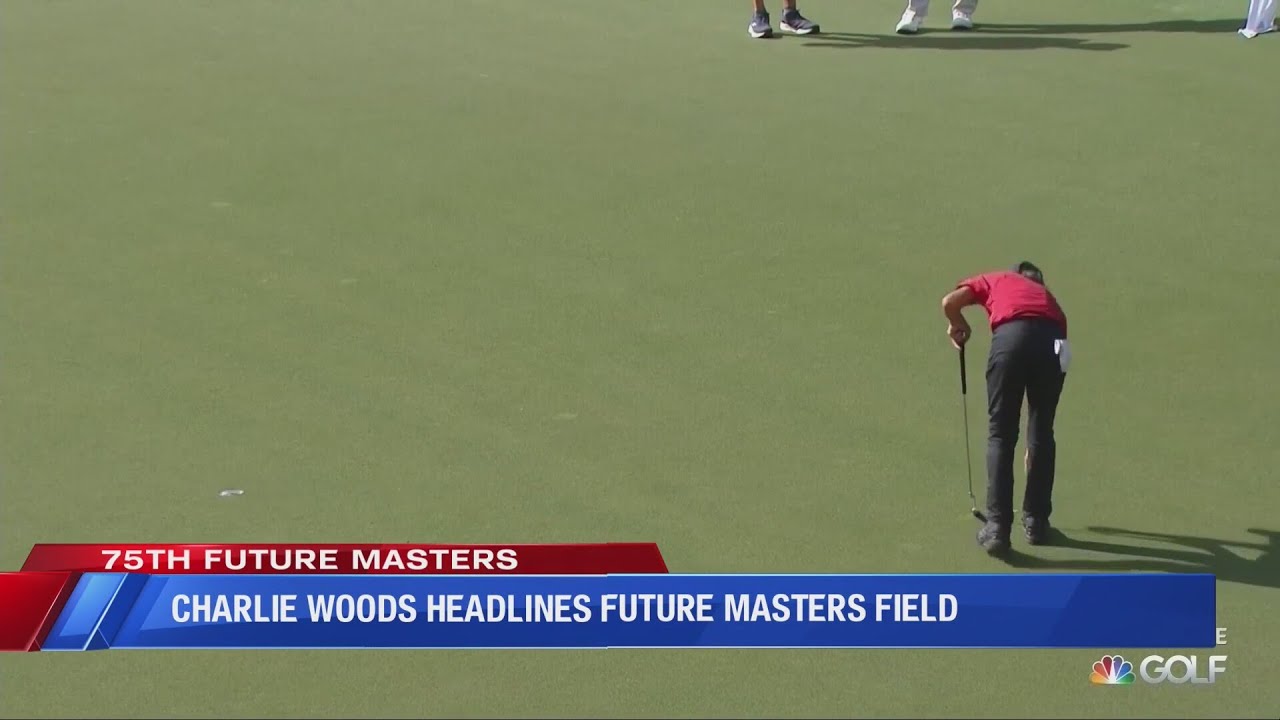 Tiger Woods' son, Charlie, headlines 2024 Future Masters playing field - YouTube