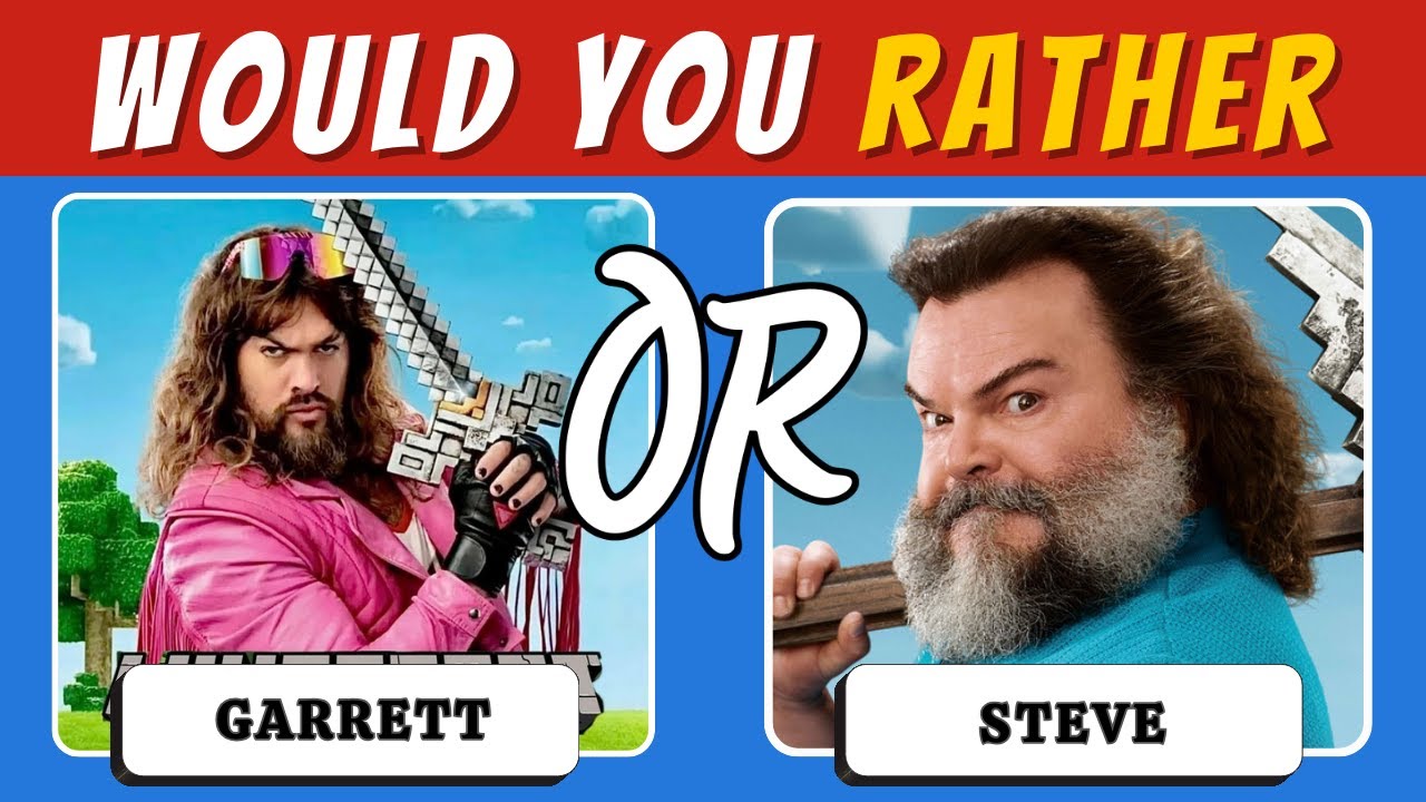 Would You Rather - Minecraft Movie 2025 🧱🔥⛏️ Minecraft Quiz ~ Steve vs ...
