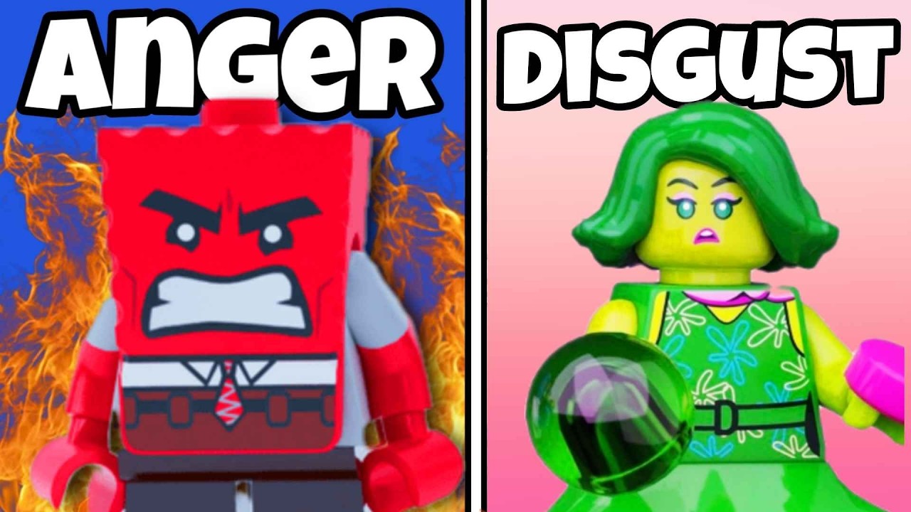 Building EVERY INSIDE OUT character out of LEGO... - YouTube