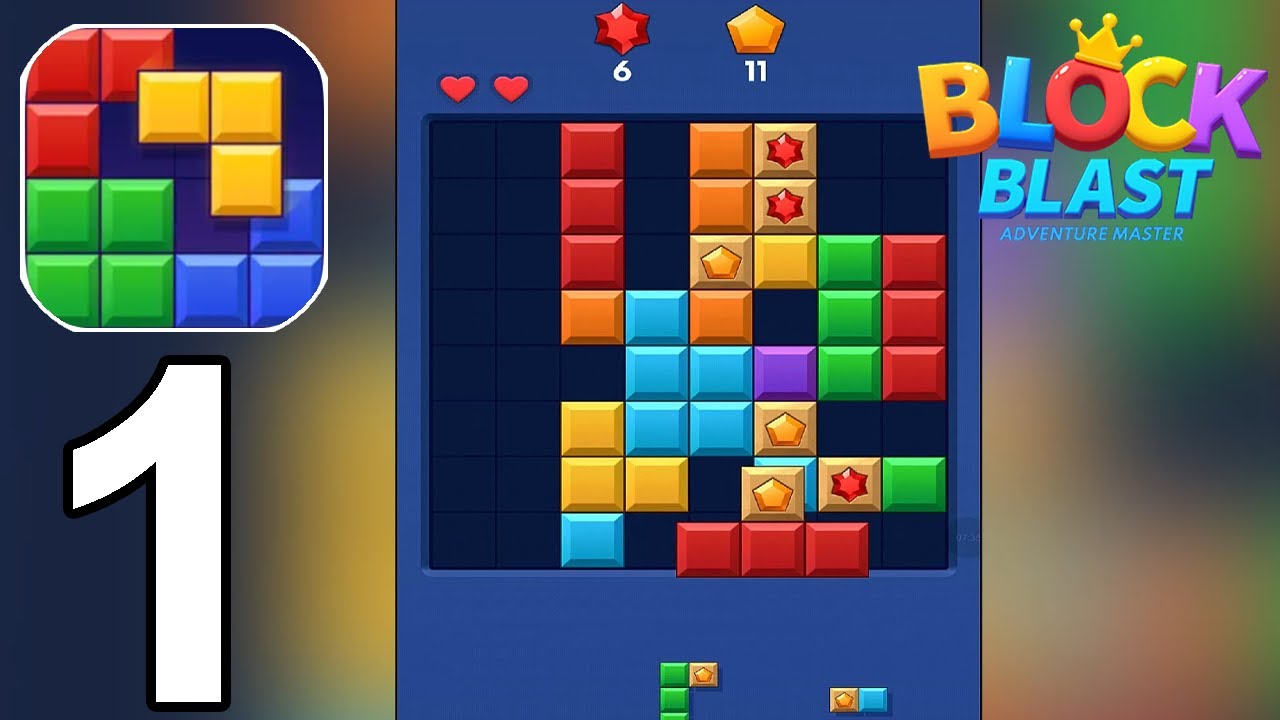 Block Blast! Part 1 Gameplay Walkthrough Android IOS - YouTube