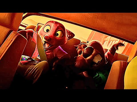 Zootopia 2 (2025) | Nick Arrives in Flash’s Car to Save Judy from the Tranquillizer Fire Scene Recap