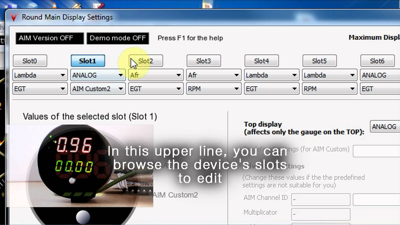 VemsTune Tutorials - Round device - Part I. - YouTube