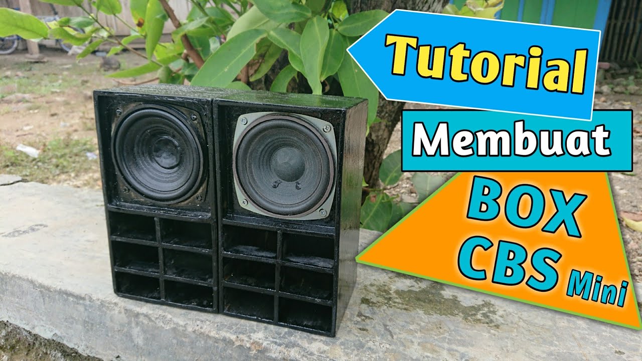 Membuat BOX CBS 4inch - miniatur CBS dari triplek - YouTube