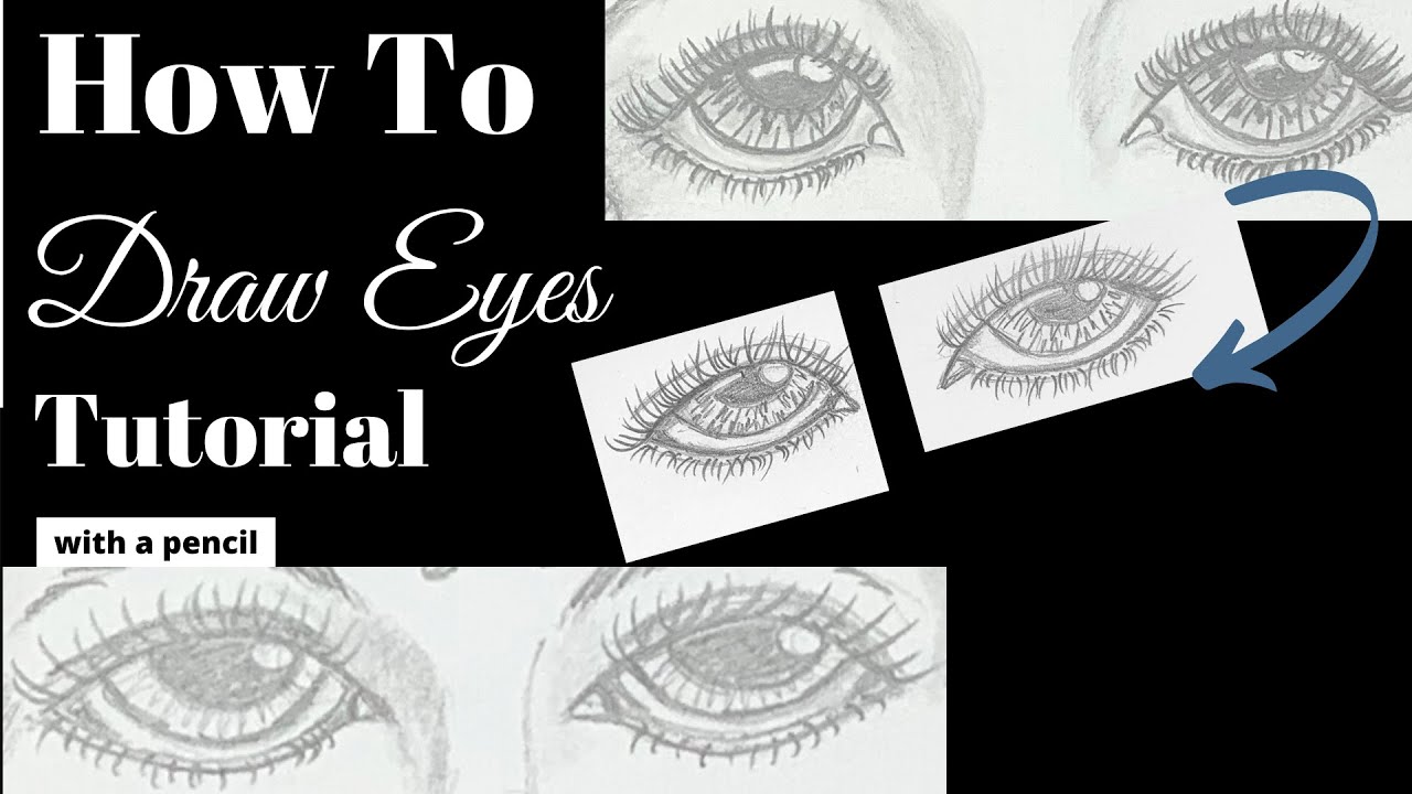 HOW TO DRAW BOTH EYES EVENLY // Step by step // For Beginners // TUTORIAL - YouTube