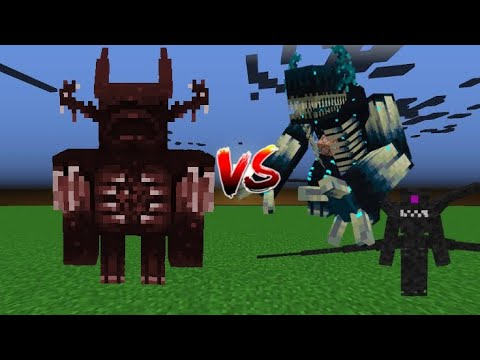 Bulky Warden vs Commanded Warden and Stormborne | Minecraft Mob Battle ...