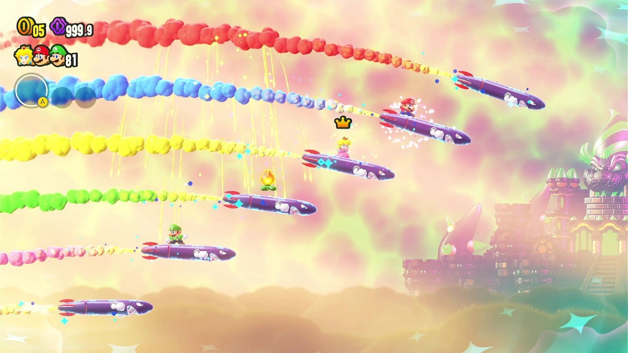 Super Mario Bros Wonder | Missile Meg Mayhem - YouTube