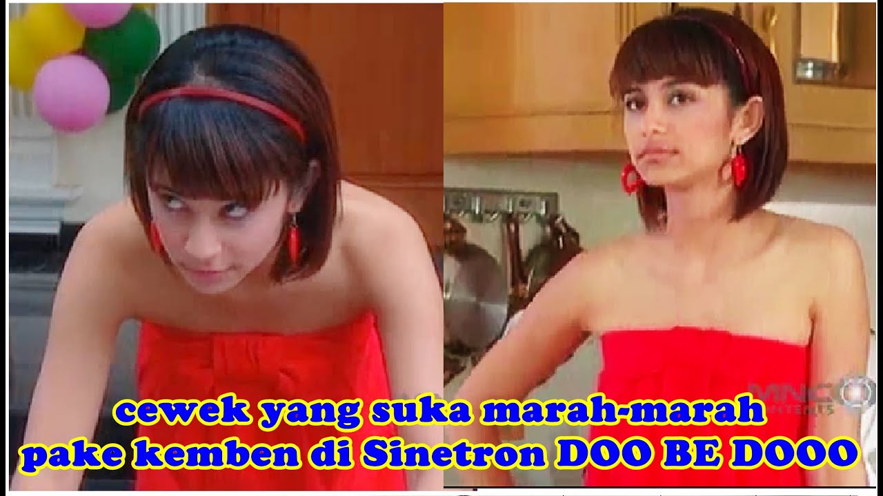 cewek pemeran Antagonis di sinetron doo be doo pake kemben merah seksi ...