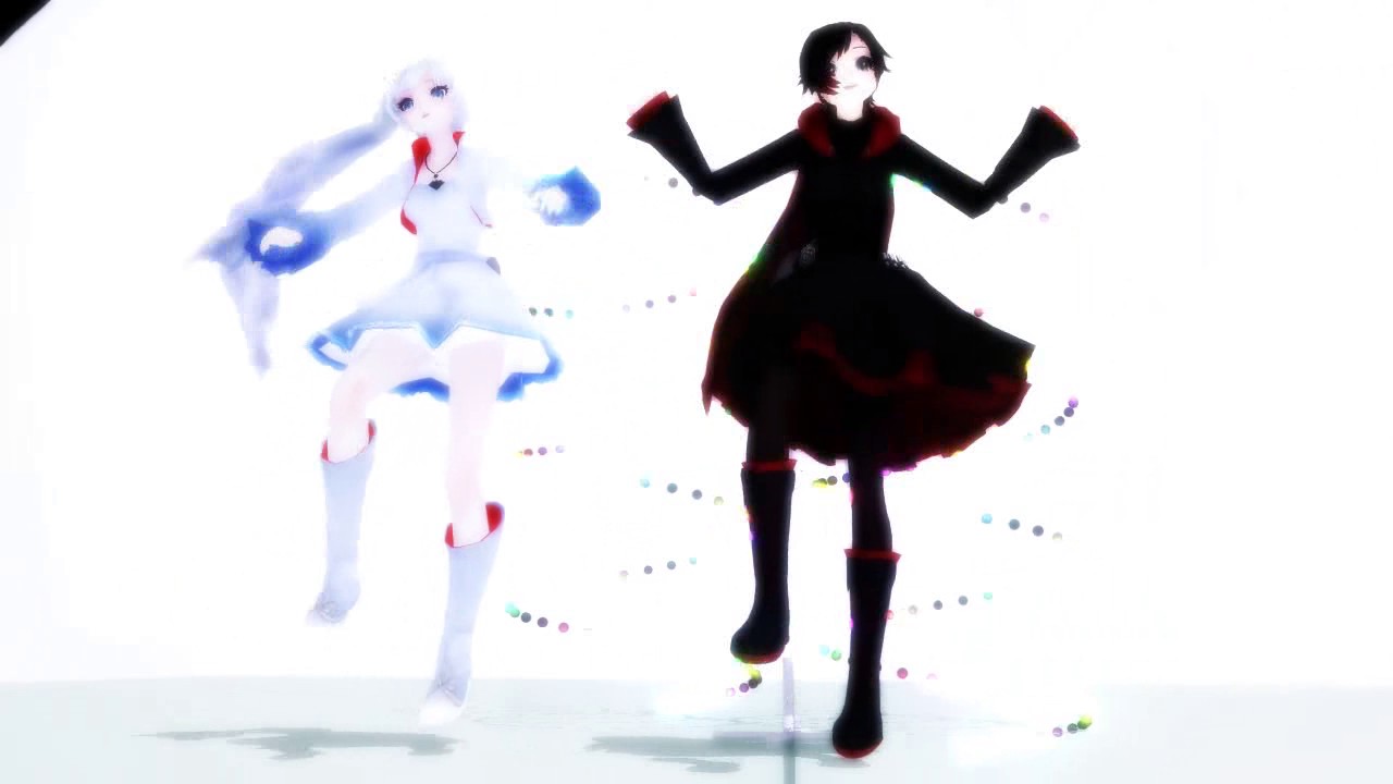 【MMD】ゴーストルール-Ruby Rose Weiss Schnee - YouTube