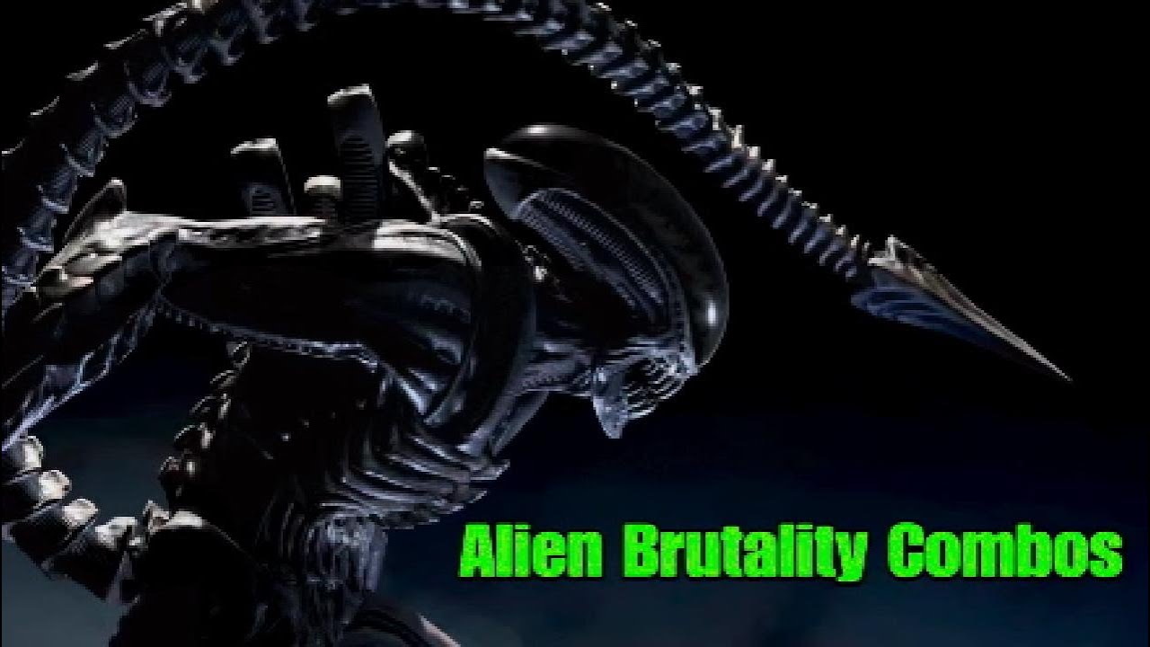 MKX Alien Brutality Combos - YouTube