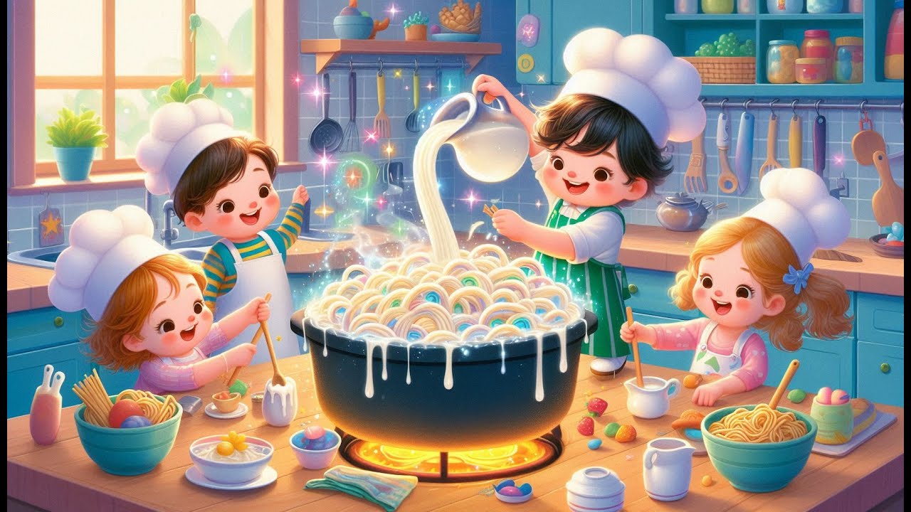 The Magical Cooking Pot Kids Rhymes Song | Fun & Cheerful Song For Kids ...