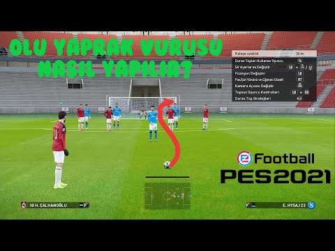 PES 2021'DE ÖLÜ YAPRAK VURUŞU (KNUCKLEBALL) NASIL YAPILIR l GOL ATMAYAN KALMASIN!!