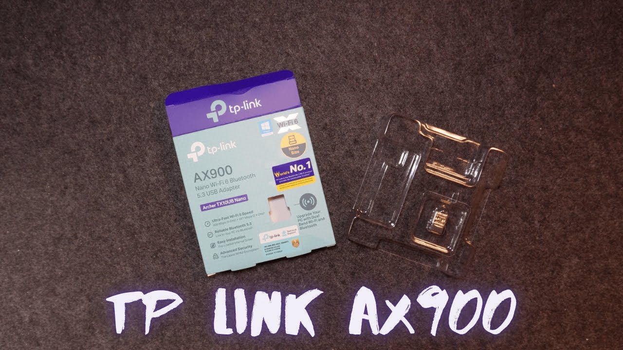 TP LINK AX900 - SMALL CUTIE WIFI 6 & BLUETOOTH DONGLE ( UNBOX AND TEST ...