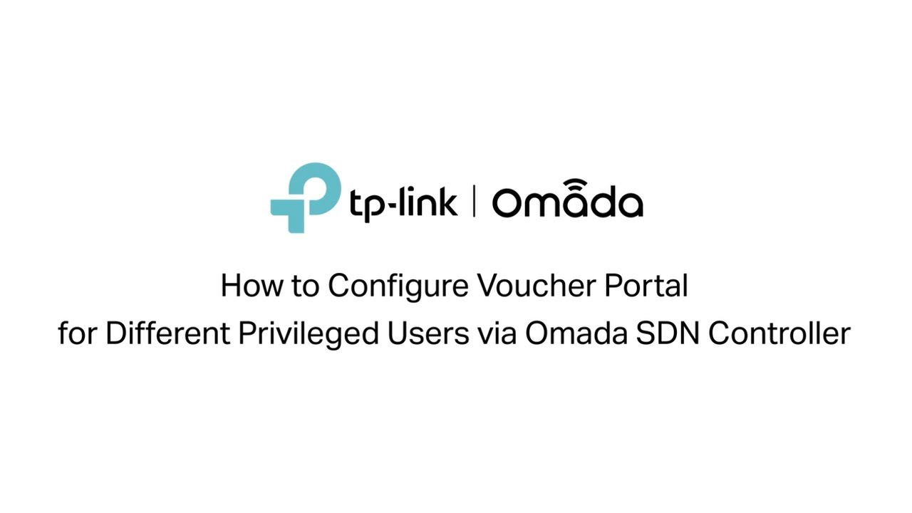 TP-Link | Omada Tutorial | How to Configure Voucher Portal for ...