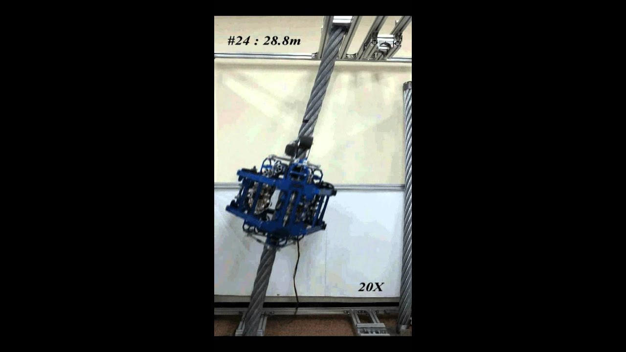 Multifunctional Robotic Crawler for Cable INspection ver.I - YouTube