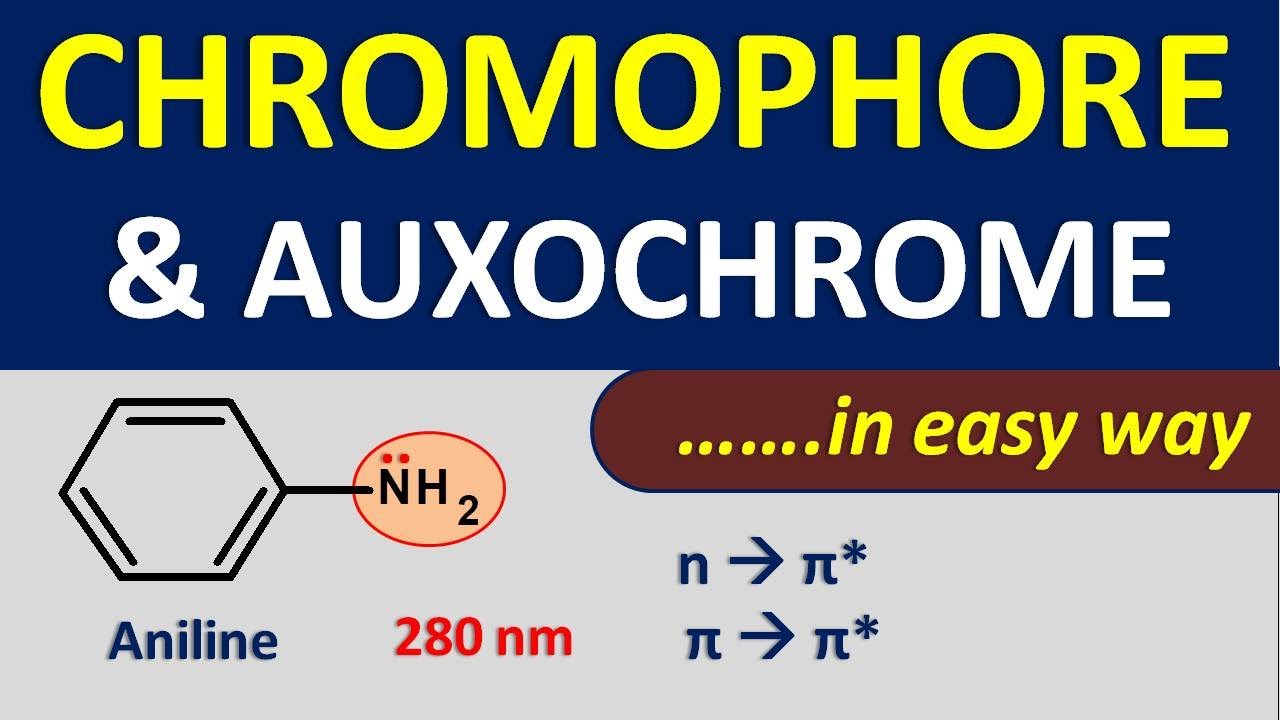 Chromophore and Auxochrome in easy way - YouTube