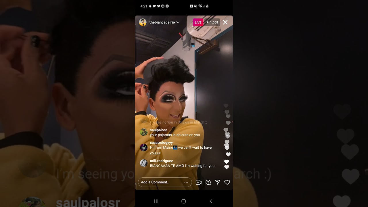 bianca del rio - rpdr s6 - instagram live - wednesday, 20 october 2021 ...