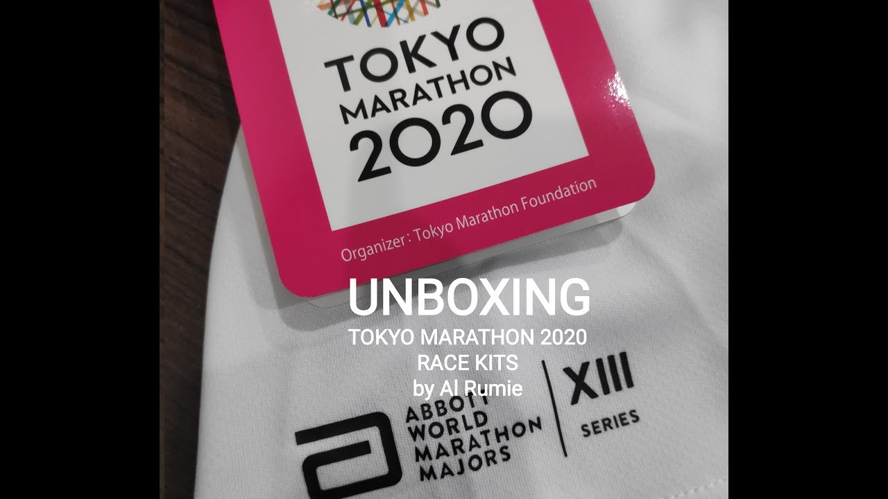 Unboxing Tokyo Marathon 2020 Race Kits - YouTube