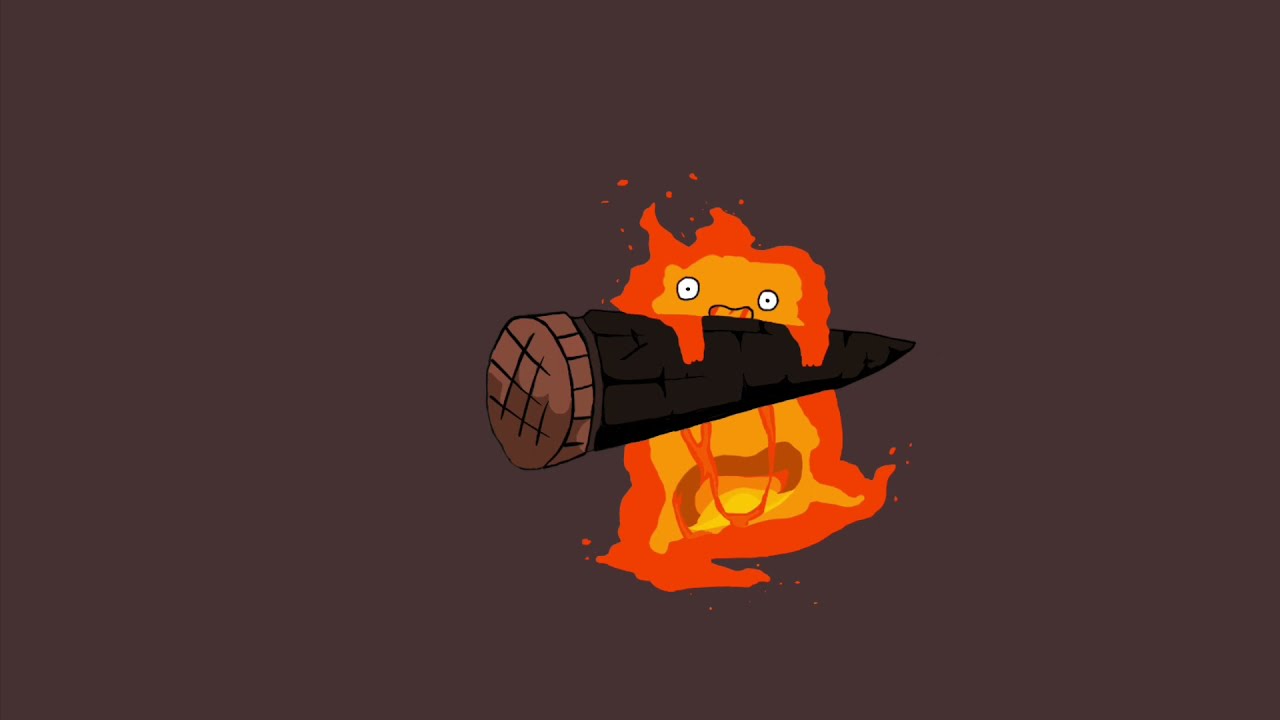 Calcifer wallpaper drawing on Procreate. - YouTube