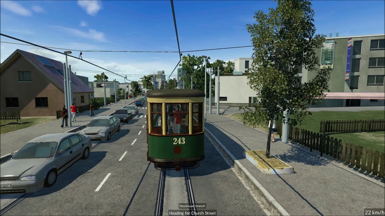Transport Fever Building a Tram Branch line #1 - YouTube