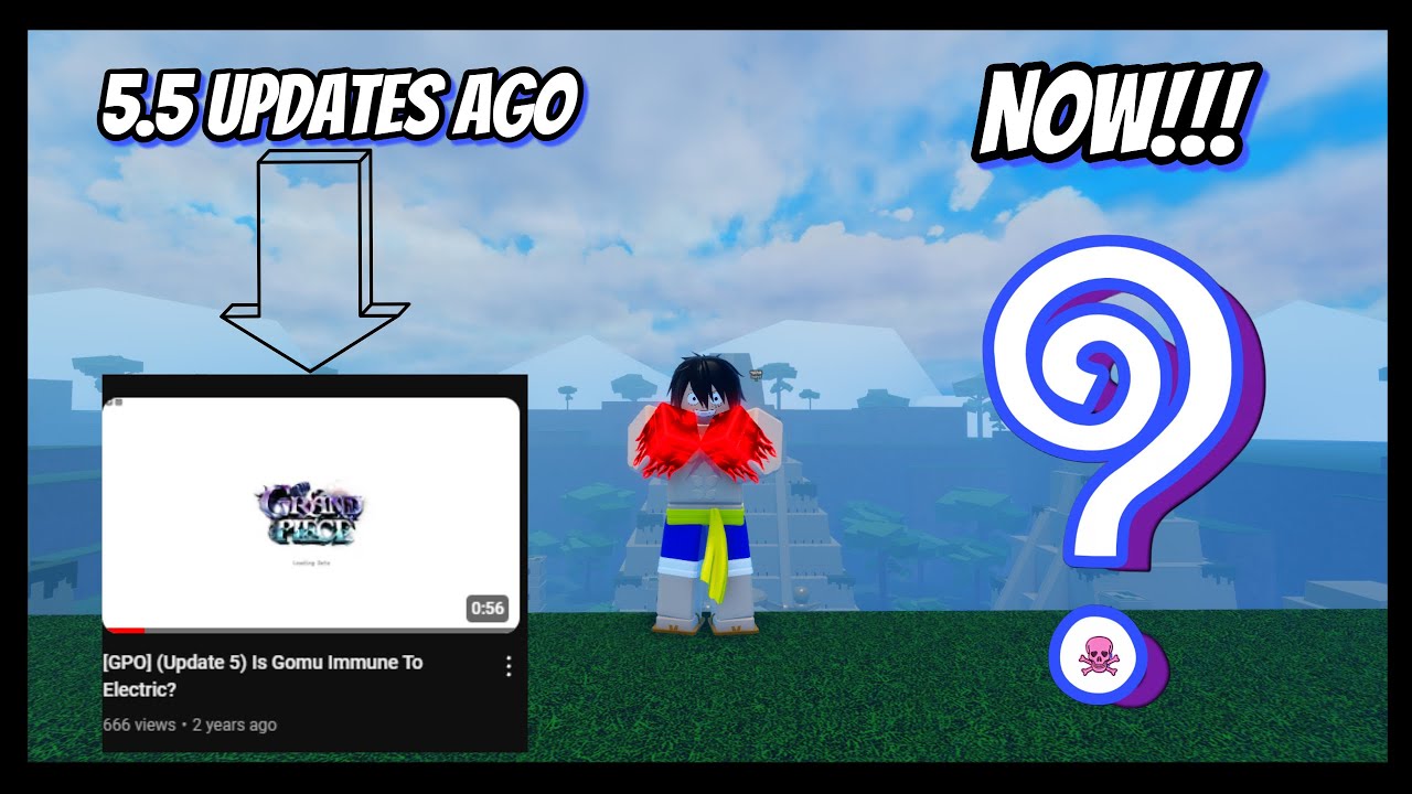 [GPO] (Update 10.5) Is Gomu Immune To Electricity Now? - YouTube