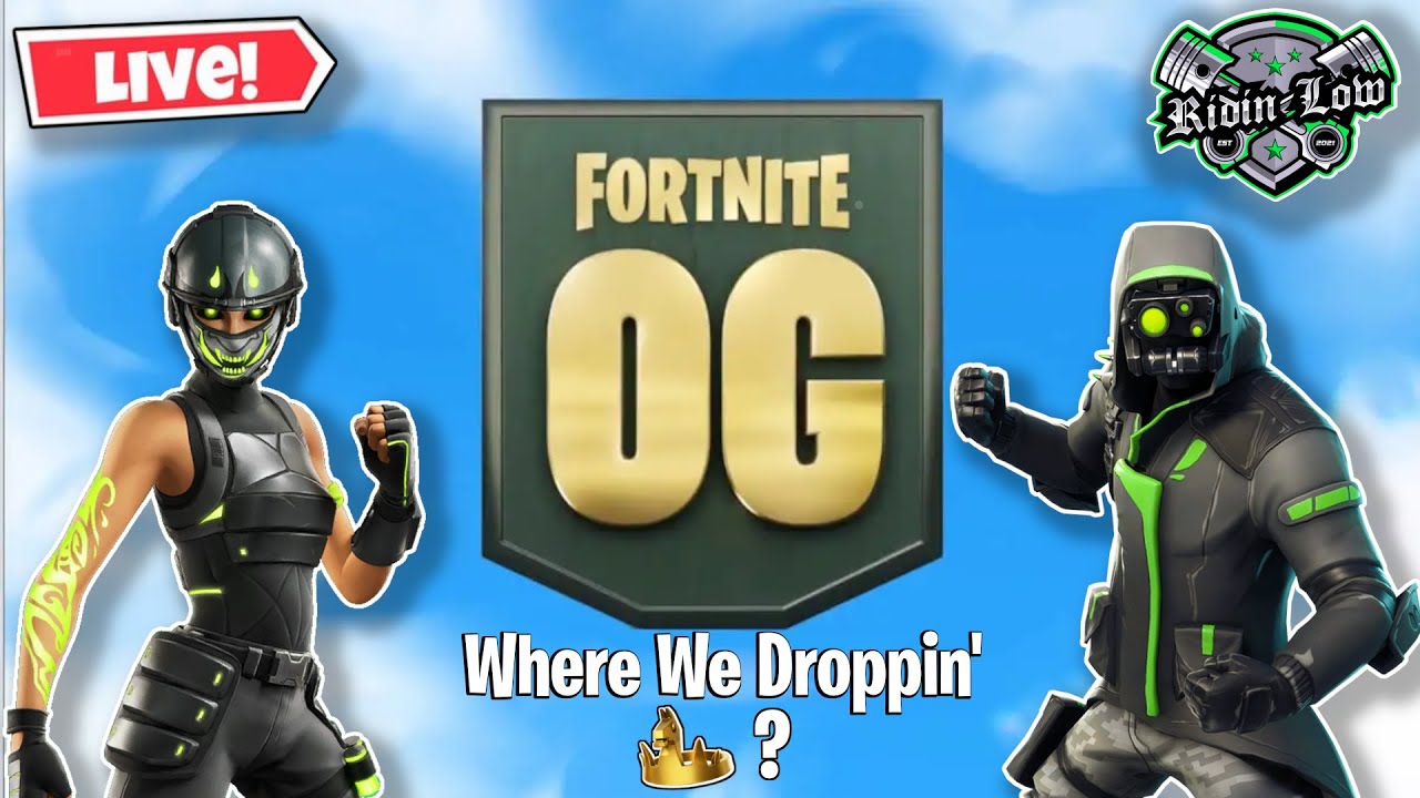 🔴LIVE - OG Fortnite - Crowns? - Support-A-Creator: RIDIN #Ad - YouTube