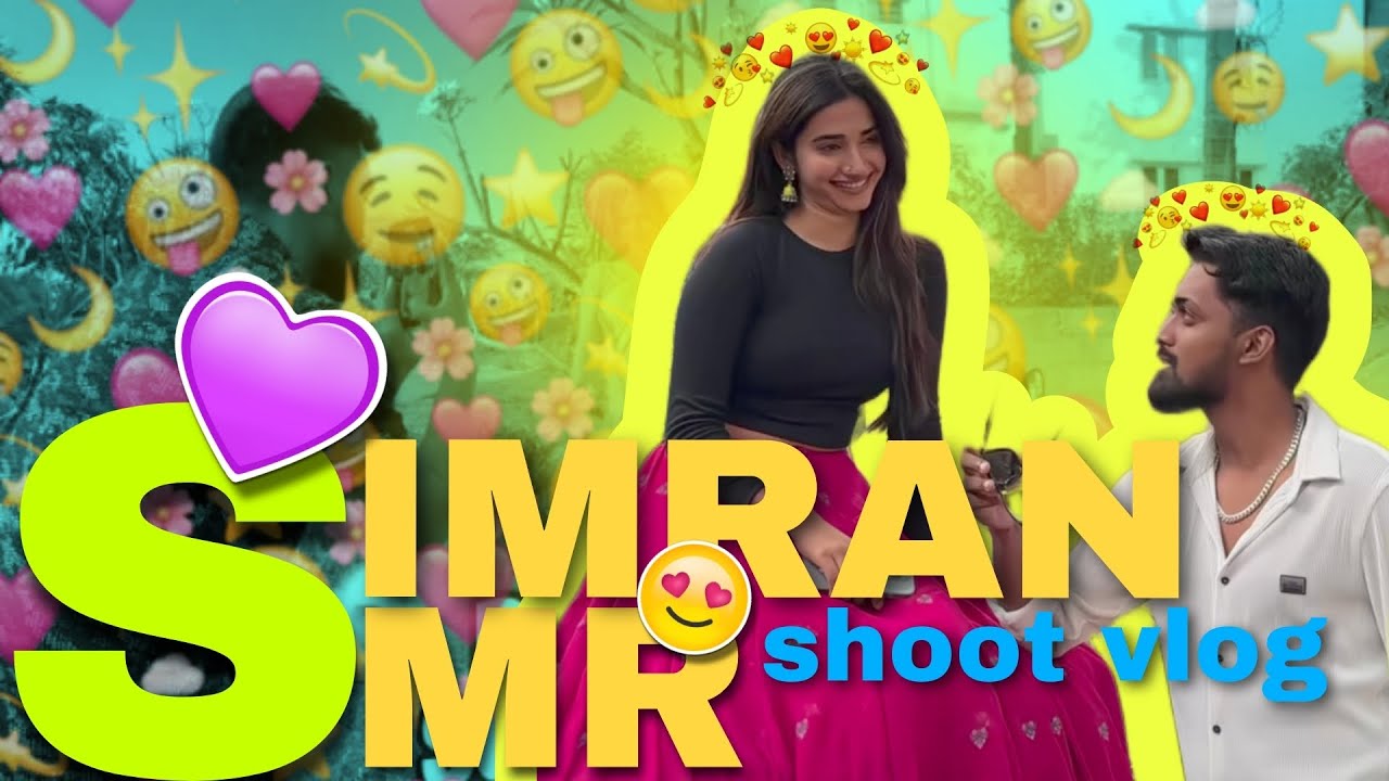 SHOOT VLOG WITH 👀🤍 SMR GAMING 🤍💗Simran 🤣💥 VLOG | @SMRGAMING 💗😜and Simran BTS #vlog - YouTube