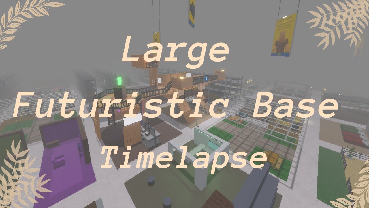 Large Futuristic Base - SCP 3008 Roblox - Build Timelapse - YouTube
