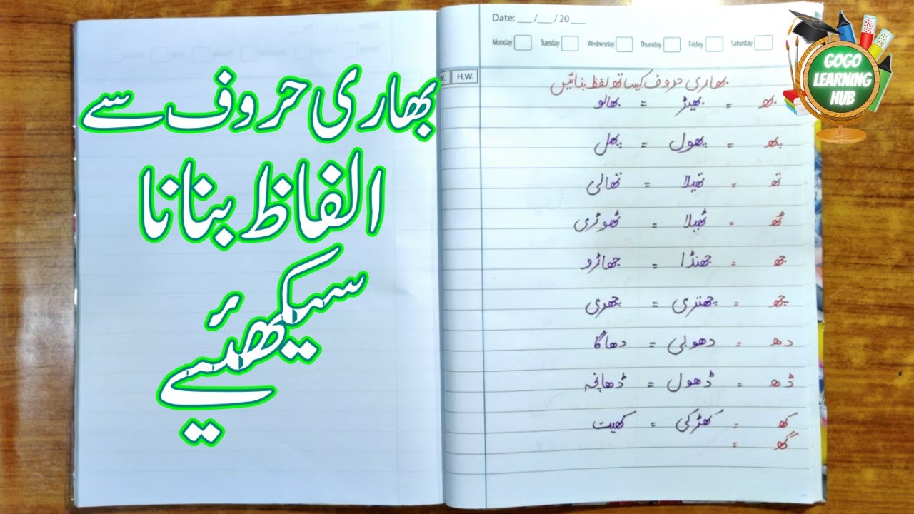 BHARI HAROOF SE | ALFAZ BANANA | GOGO LEARNING HUB - YouTube